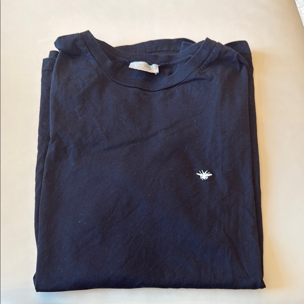 Men's Black Dior Logo T-Shirt - Gem